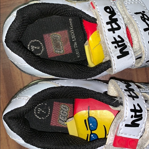 Lego | Shoes | Lego Baby Leather Velcro Sneakers 7 | Poshmark